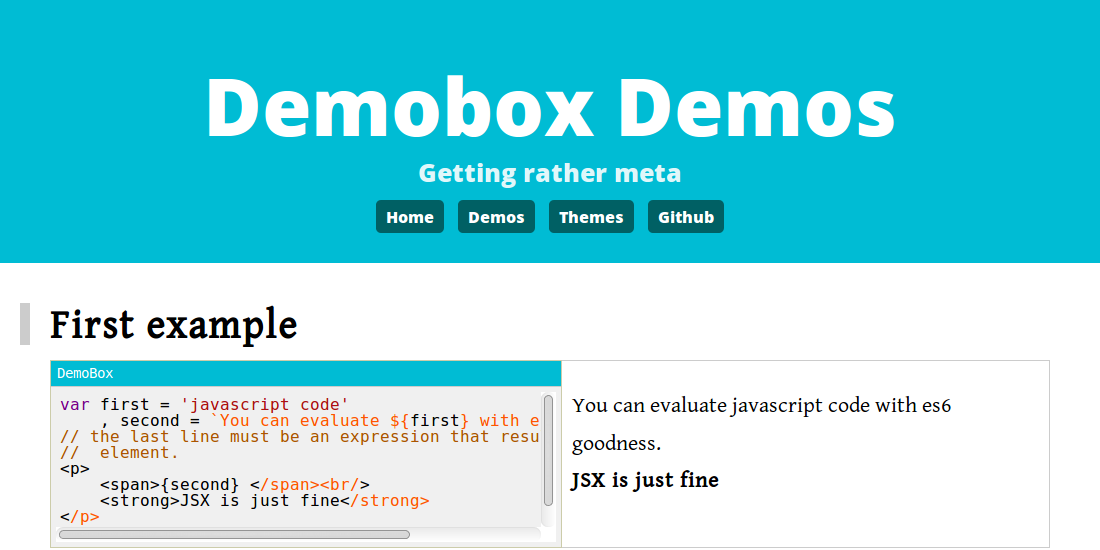 Demobox Themes